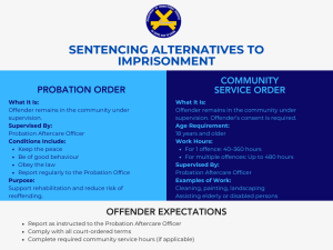 Community Sentencing - Department of Correctional Services (DCS)